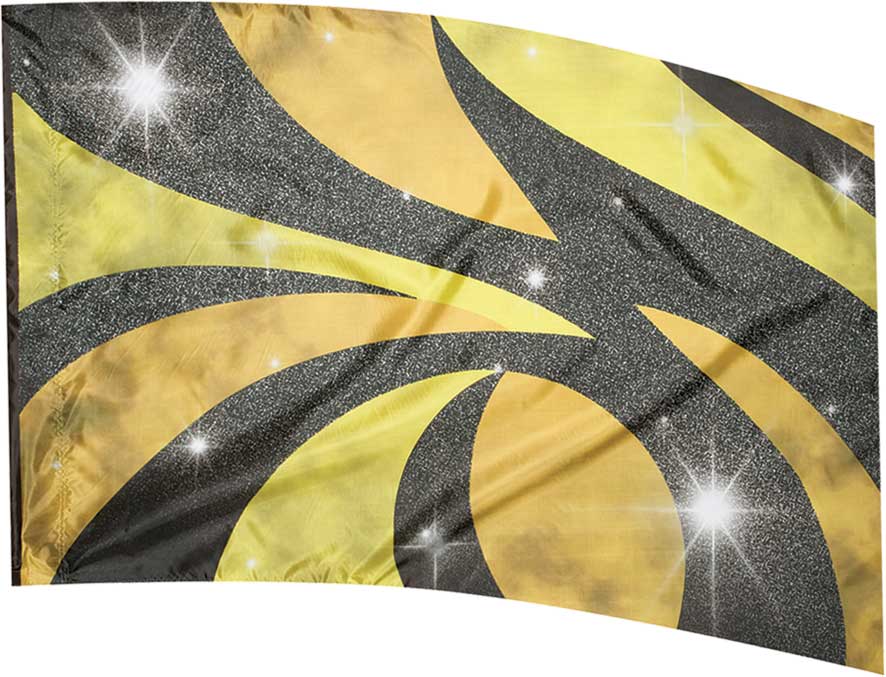 Styleplus Aurora Digital Yellow Color Guard Flag - Drillcomp, Inc.