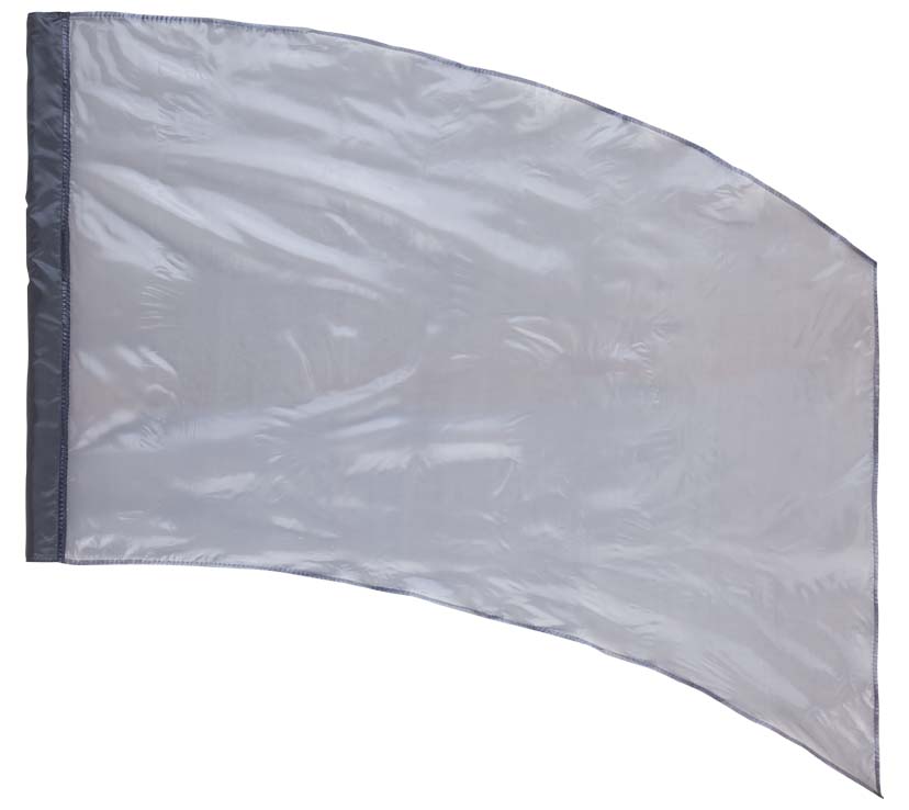 DSI Made-to-Order Solid Crystal Clear Color Guard Flags (Graphite ...