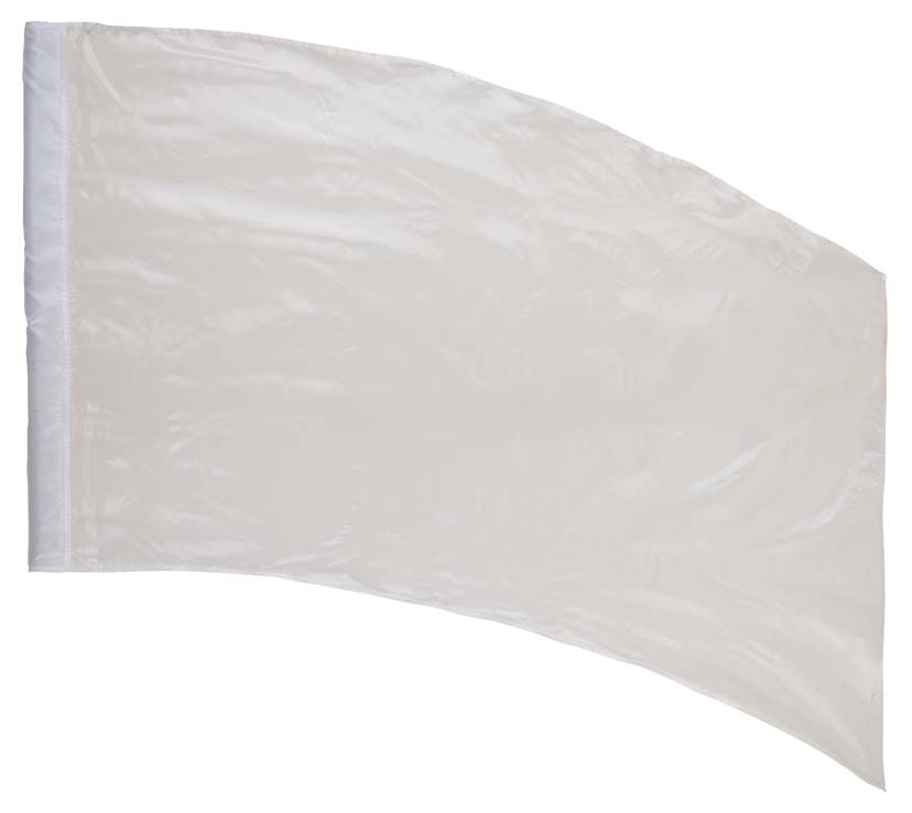 DSI Made-to-Order Solid Crystal Clear Color Guard Flags (Invisible ...