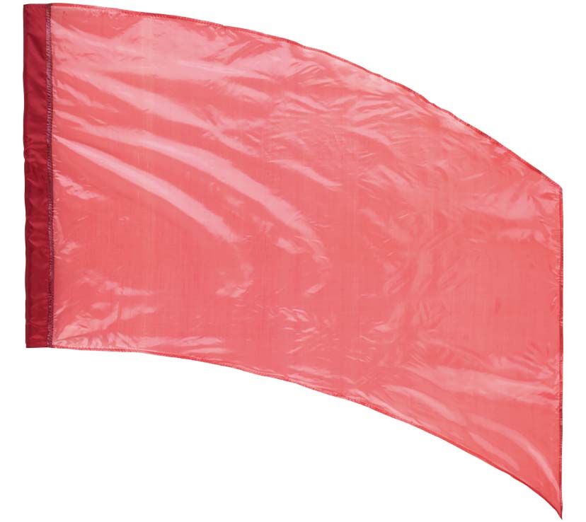 DSI Made-to-Order Solid Crystal Clear Color Guard Flags (Red) (Minimum ...
